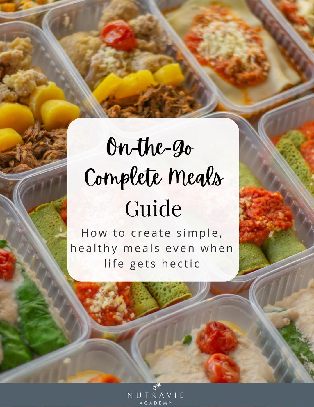 On-the-go Complete Meals Guide - Etsy