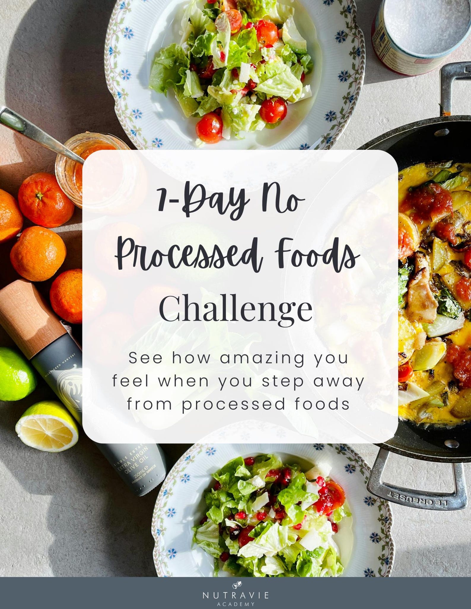 7-day No Processed Foods Challenge | Clean Eating | Healthy Eating ...