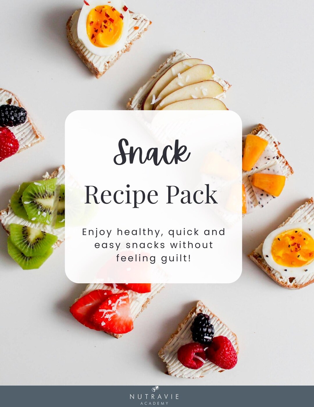 Snack Recipe Pack | Healthy Snack | Easy Recipes - Etsy