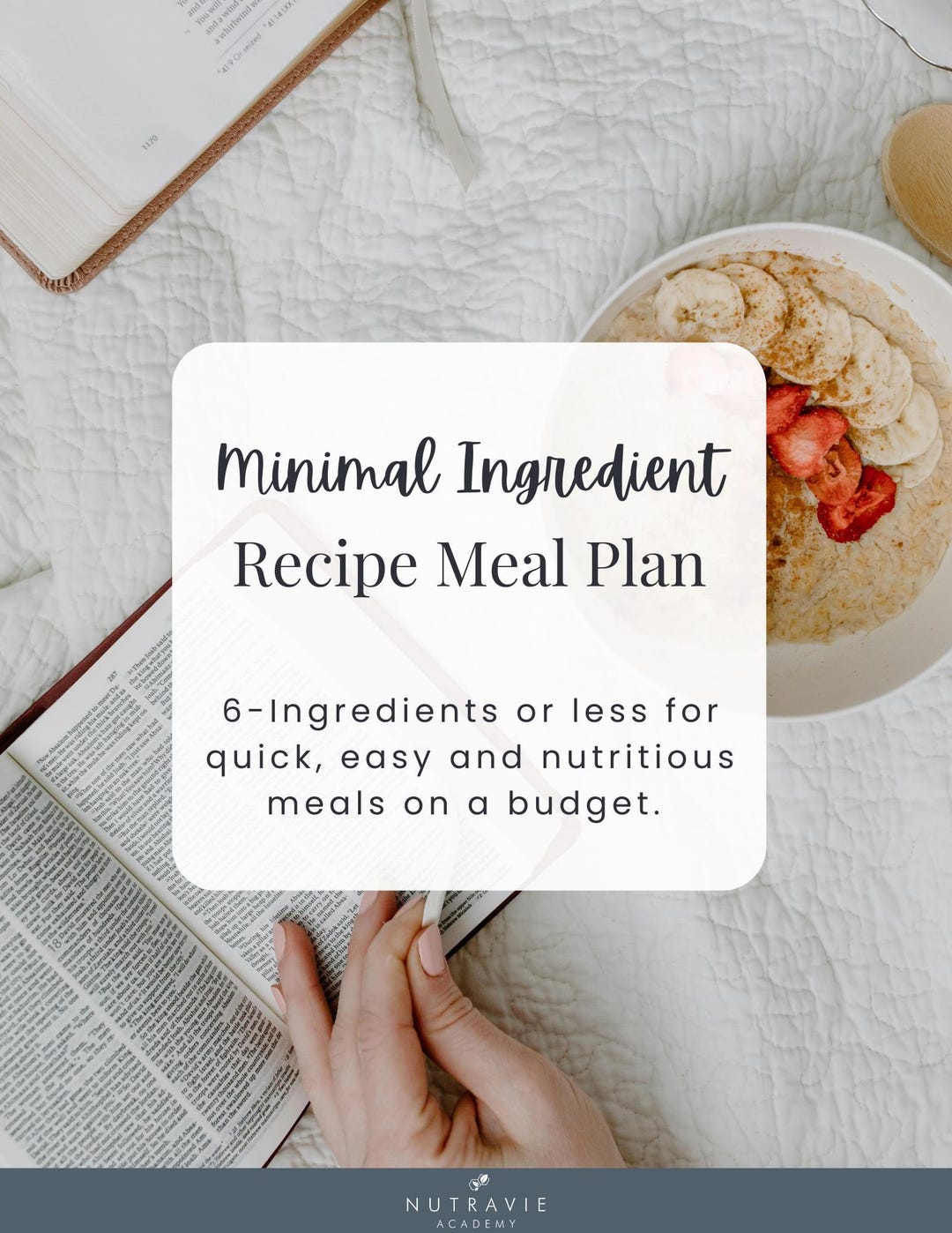 Minimal Ingredient Meal Plan and Recipes | Quick and Easy Meals - Etsy