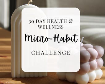 Micro-habit Challenge | Daily Wellness Guide | Goal Setting | Healthy ...