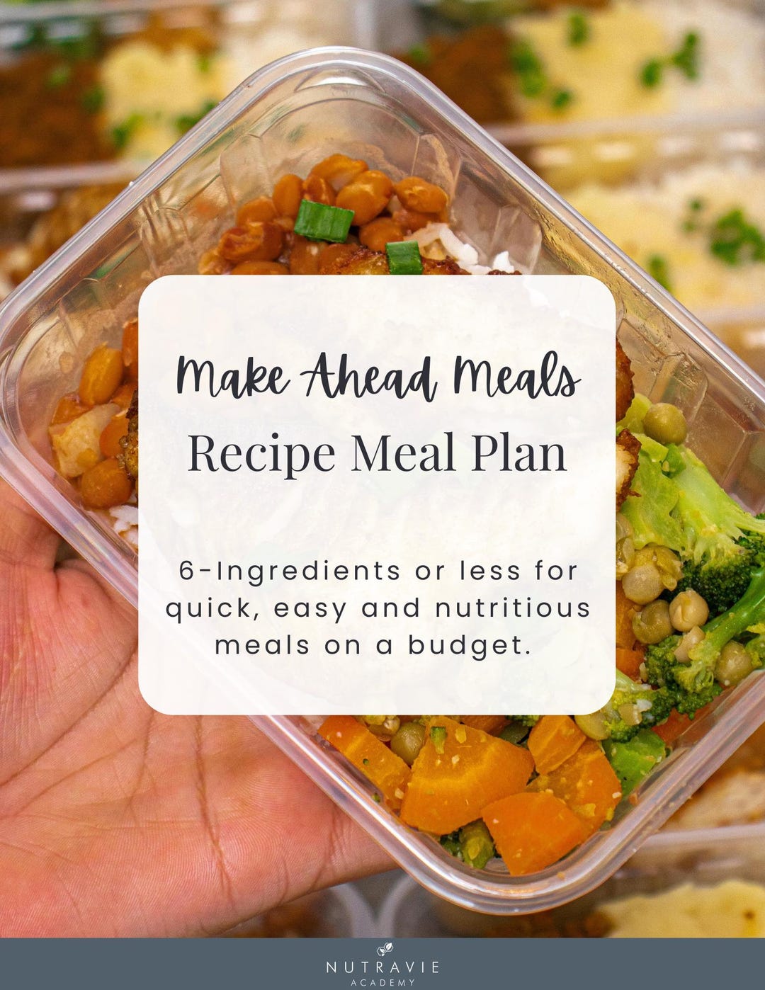 Make Ahead Meal Plan and Recipes | Easy Meal Prep - Etsy