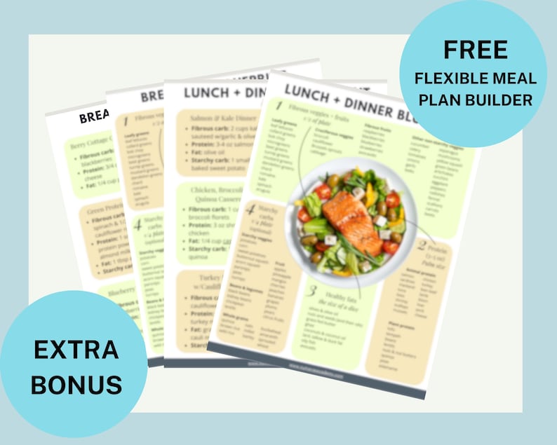 Muscle Building Meal Plan and Recipes | Muscle Building | Muscles | - Etsy