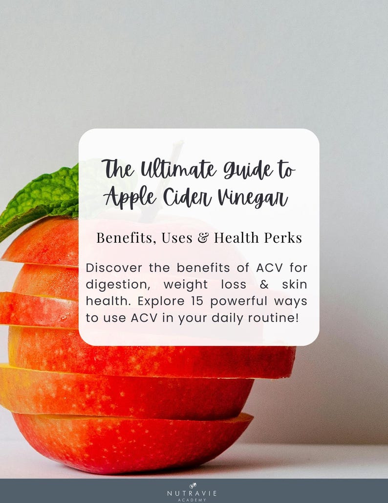 The Ultimate Guide to Apple Cider Vinegar | ACV - Etsy