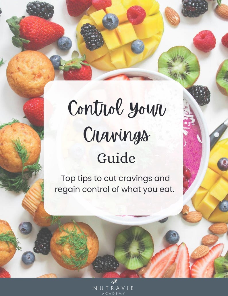 Control Your Cravings Guide | Less Sugar | Cravings Control Guide - Etsy
