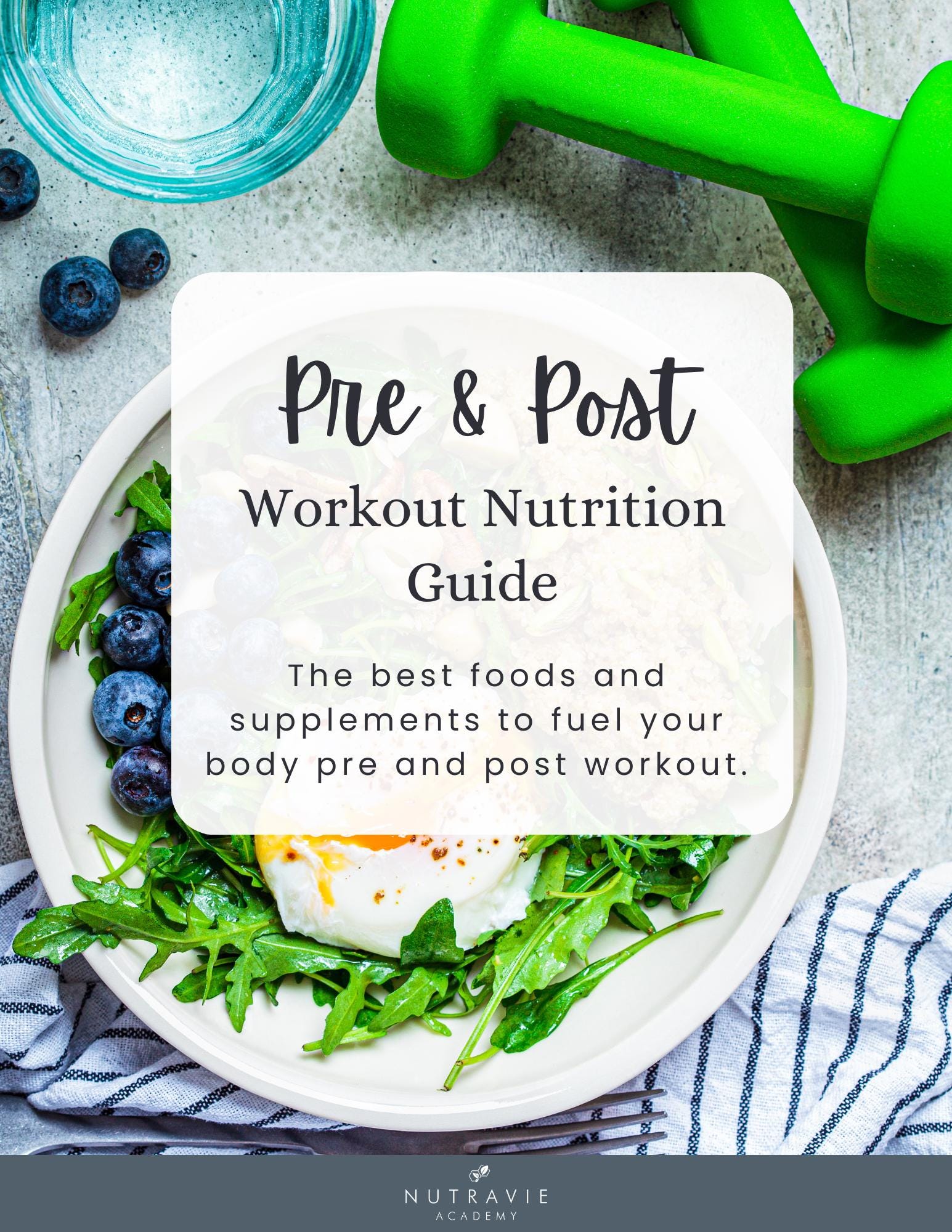 Pre and Post Workout Nutrition Guide - Etsy
