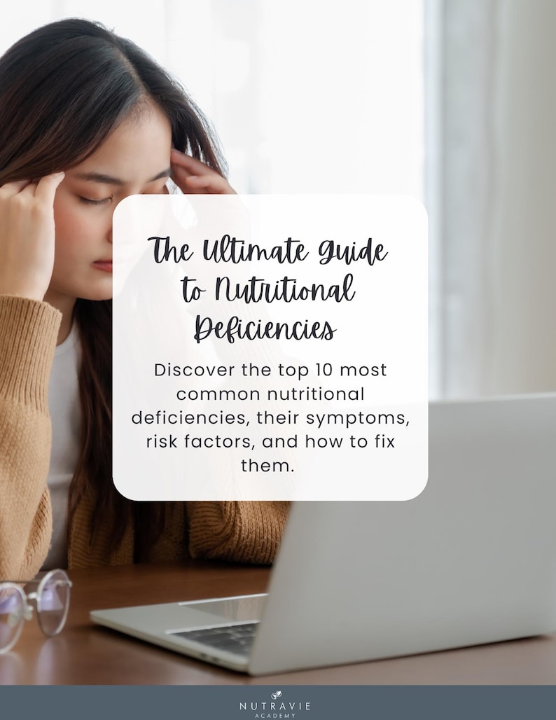10 Signs of Nutritional Deficiency | Wellness Guide - Etsy