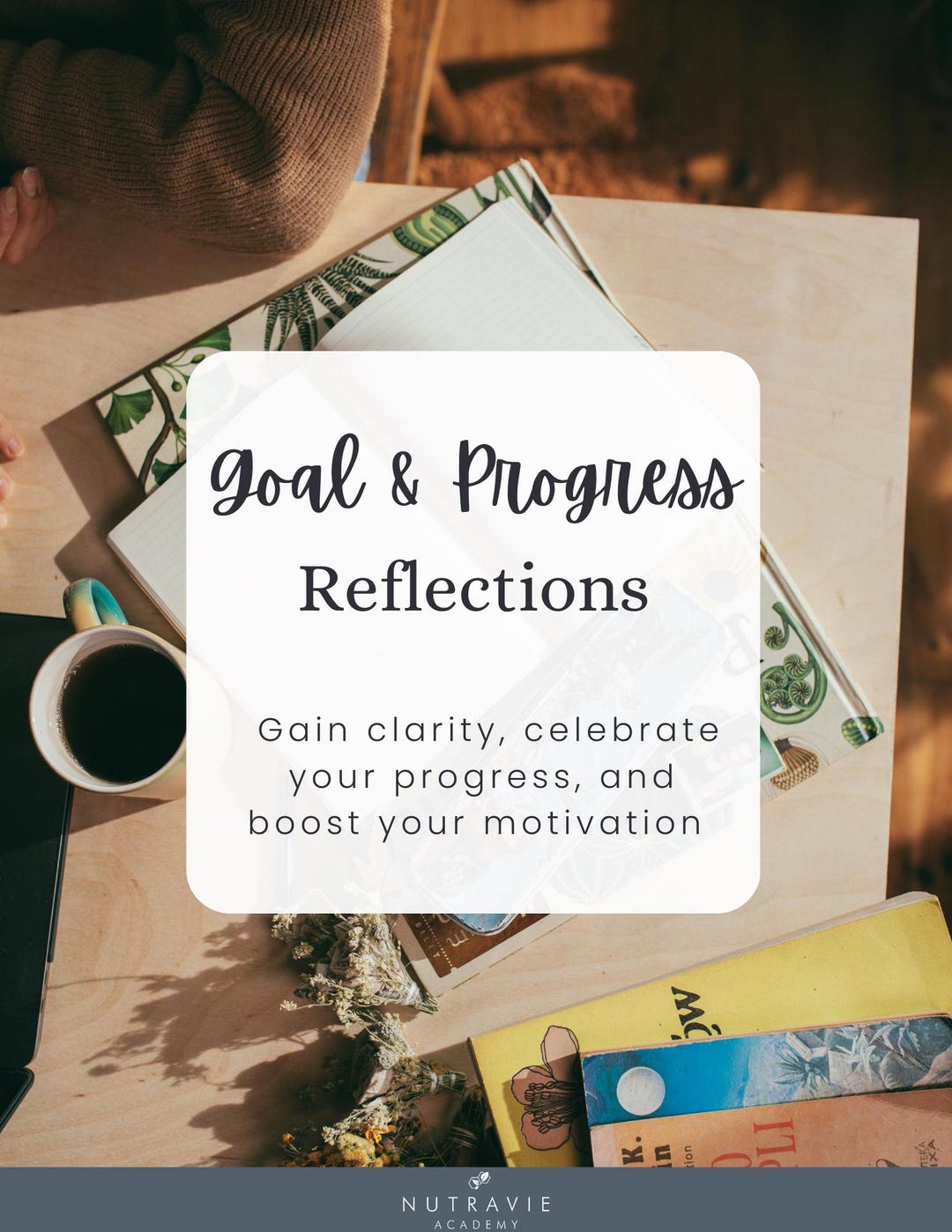 Goal and Progress Reflections Guide | Workbook | Goal Worksheet | Goal ...