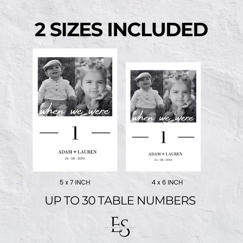 When We Were Table Numbers Wedding Table Numbers Wedding Reception ...