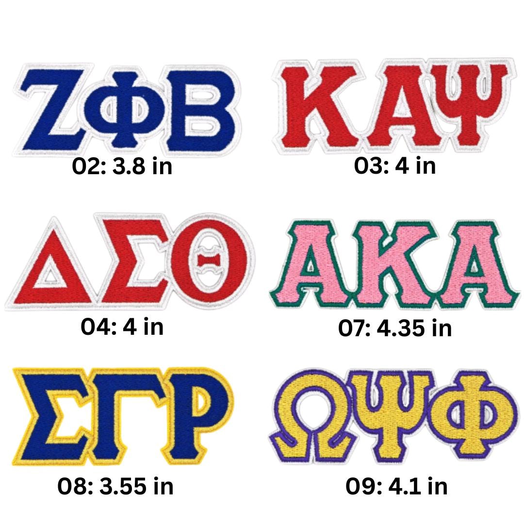 Sorority & Fraternity Patches II - Etsy