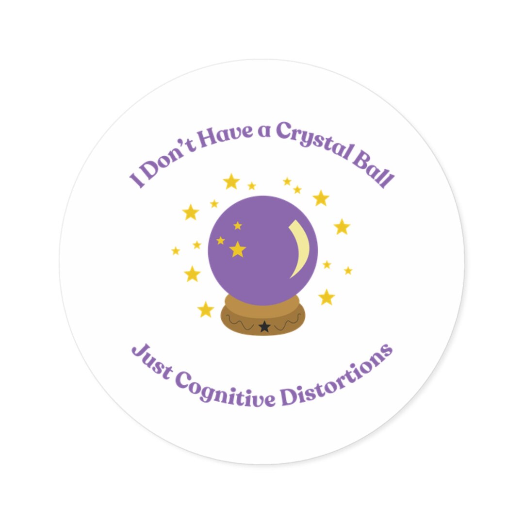 Cognitive Distortions Funny CBT Therapist Mental Health Sticker - Etsy