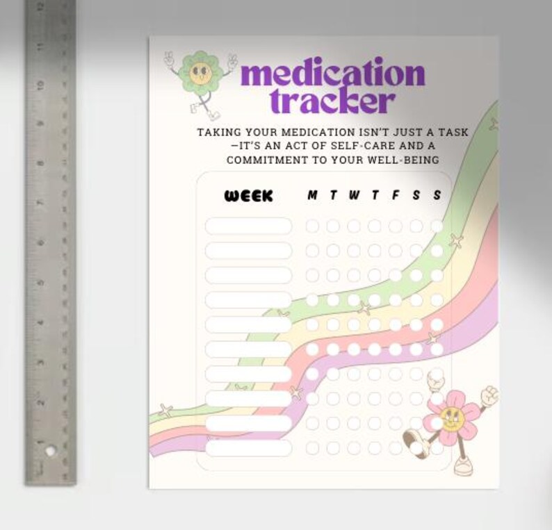 Medication Tracker Daily | Medication Log | Medication List | Medicine ...