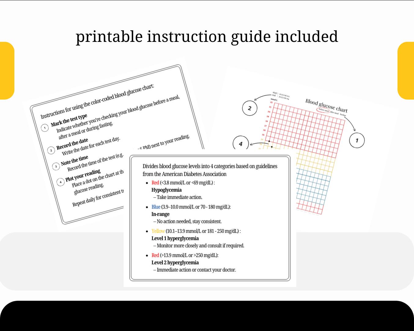Blood Sugar Log Printable Template, Blood Glucose Tracker, Diabetes Log ...
