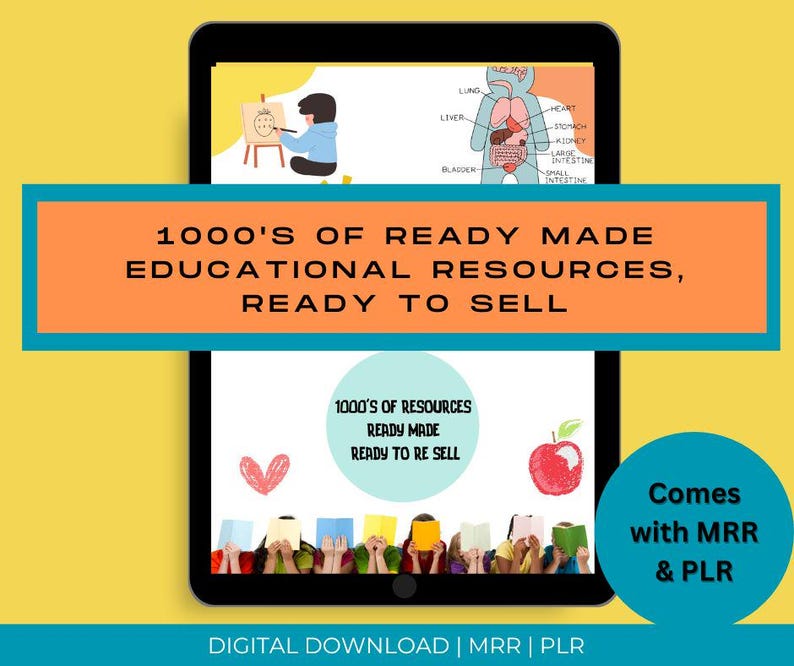 Children's Activities Worksheets . Kids Digital Products . PLR MRR ...