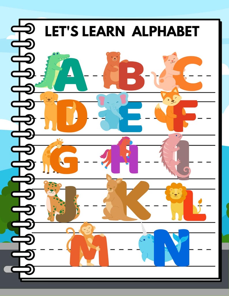 Alphabet Printables for Toddler,worksheet,learning Material,busybook ...