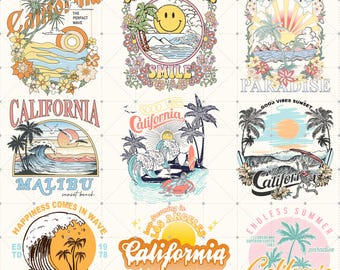 Retro California Png, California Sublimation Png, Vintage California ...