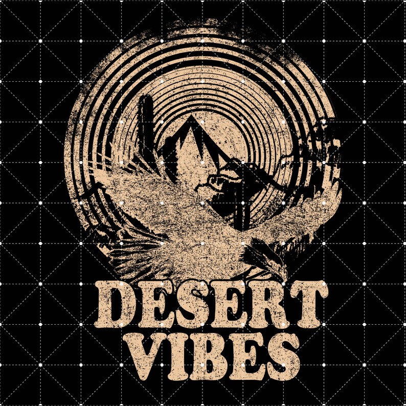 Desert Vibes Png, Retro Desert Png, Desert Sublimation Png, Retro ...