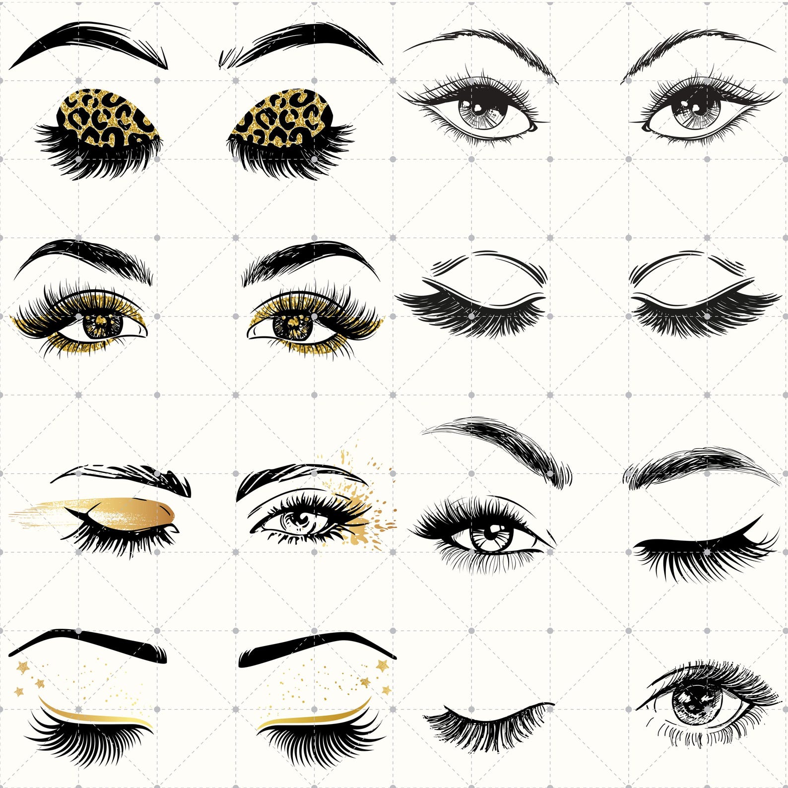 Eyelash Png, Woman Eye Png, Eyebrow Silhouette Png, Makeup Png ...