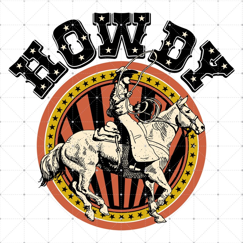 Western Howdy Png, Howdy Png, Western Sublimation Png, Cowboy Rodeo ...