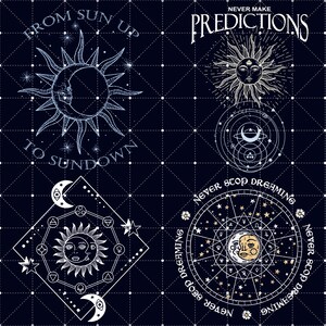 Celestial Png, Sun and Moon Sublimation Png, Stars Png, Sun and Moon Png, Retro Celestial Png ...