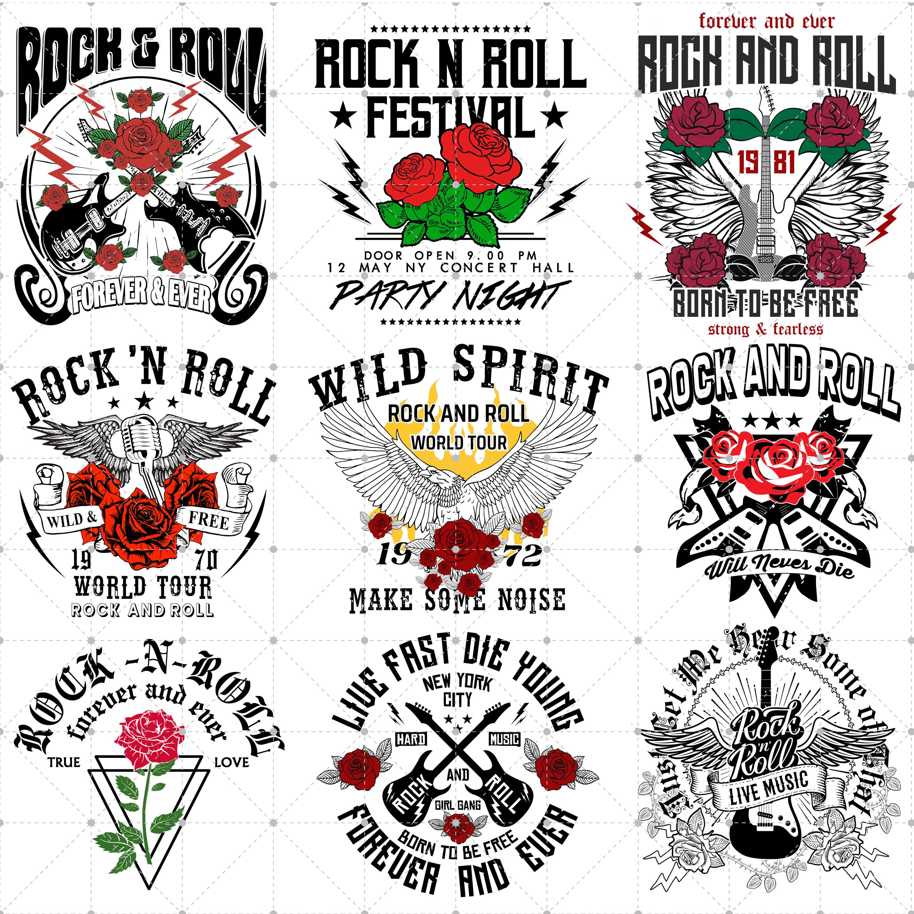Rock N Roll Music, Png, Music Sublimations Png, Eagle Png, Wild Spirit ...
