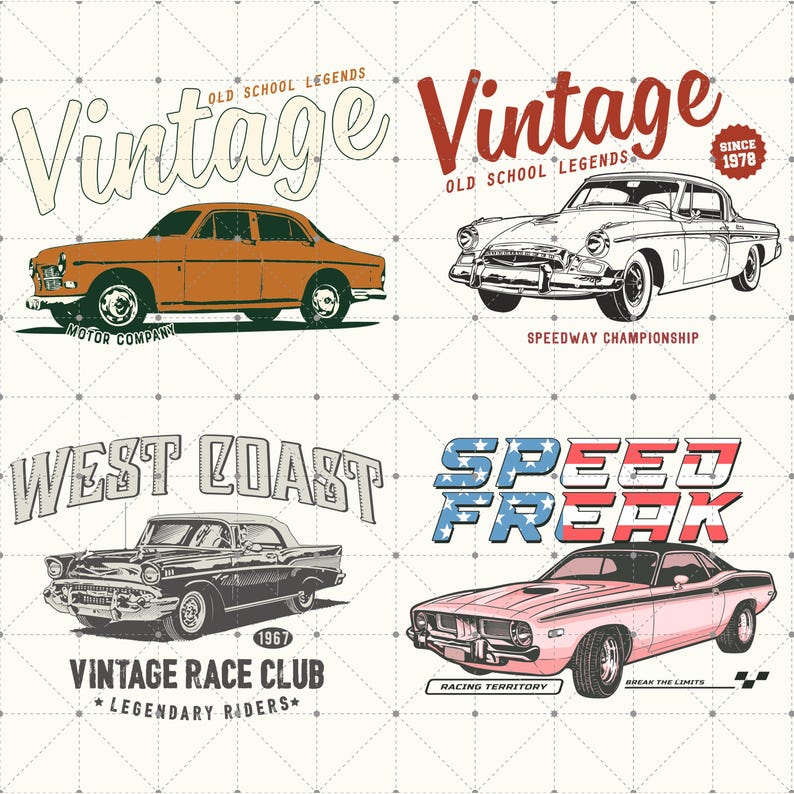 Vintage Cars Png, Retro Classic Car Png, Vintage Muscle Car Png ...