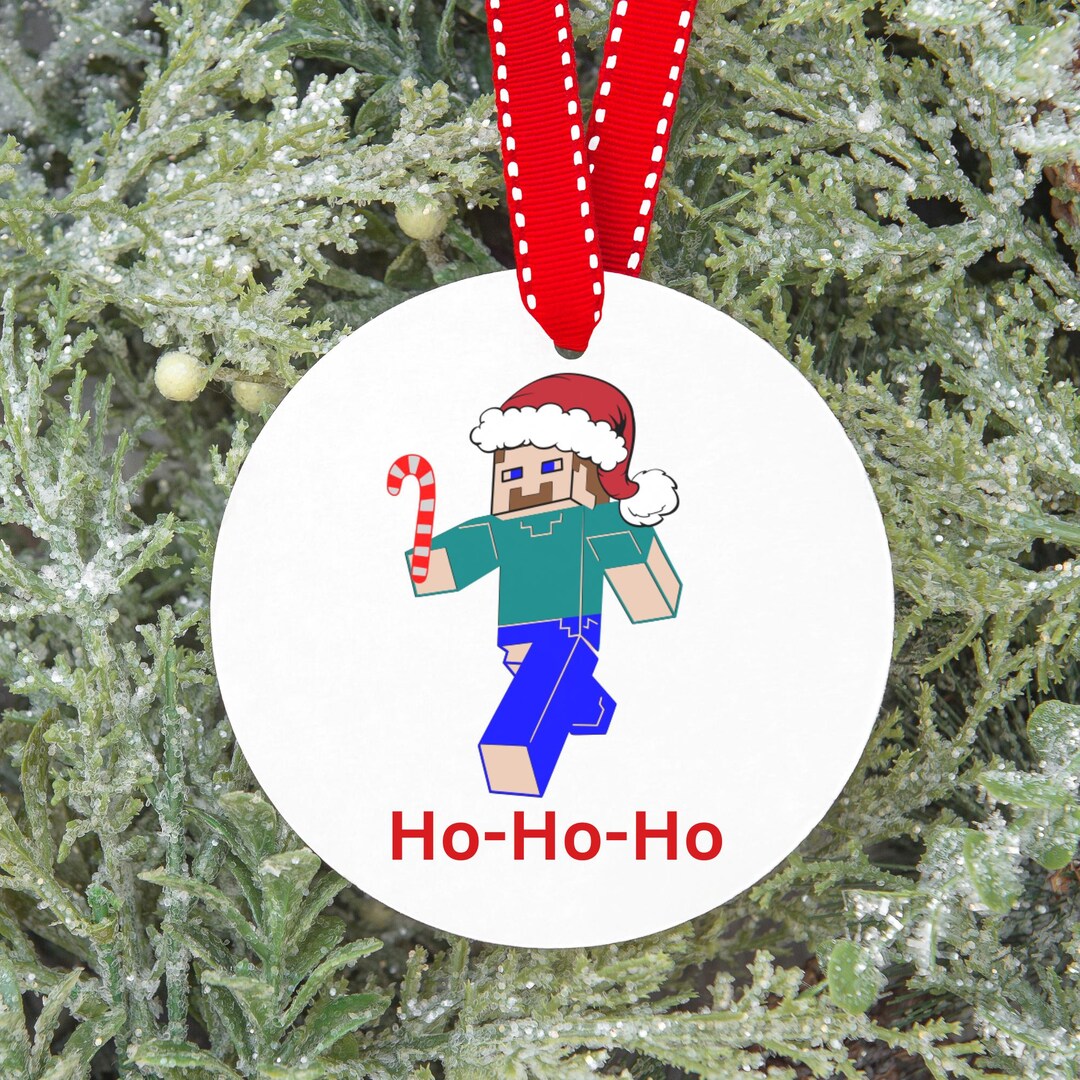 Minecraft Christmas SVG, Video Game Svg, Steve Minecraft SVG, Digital ...