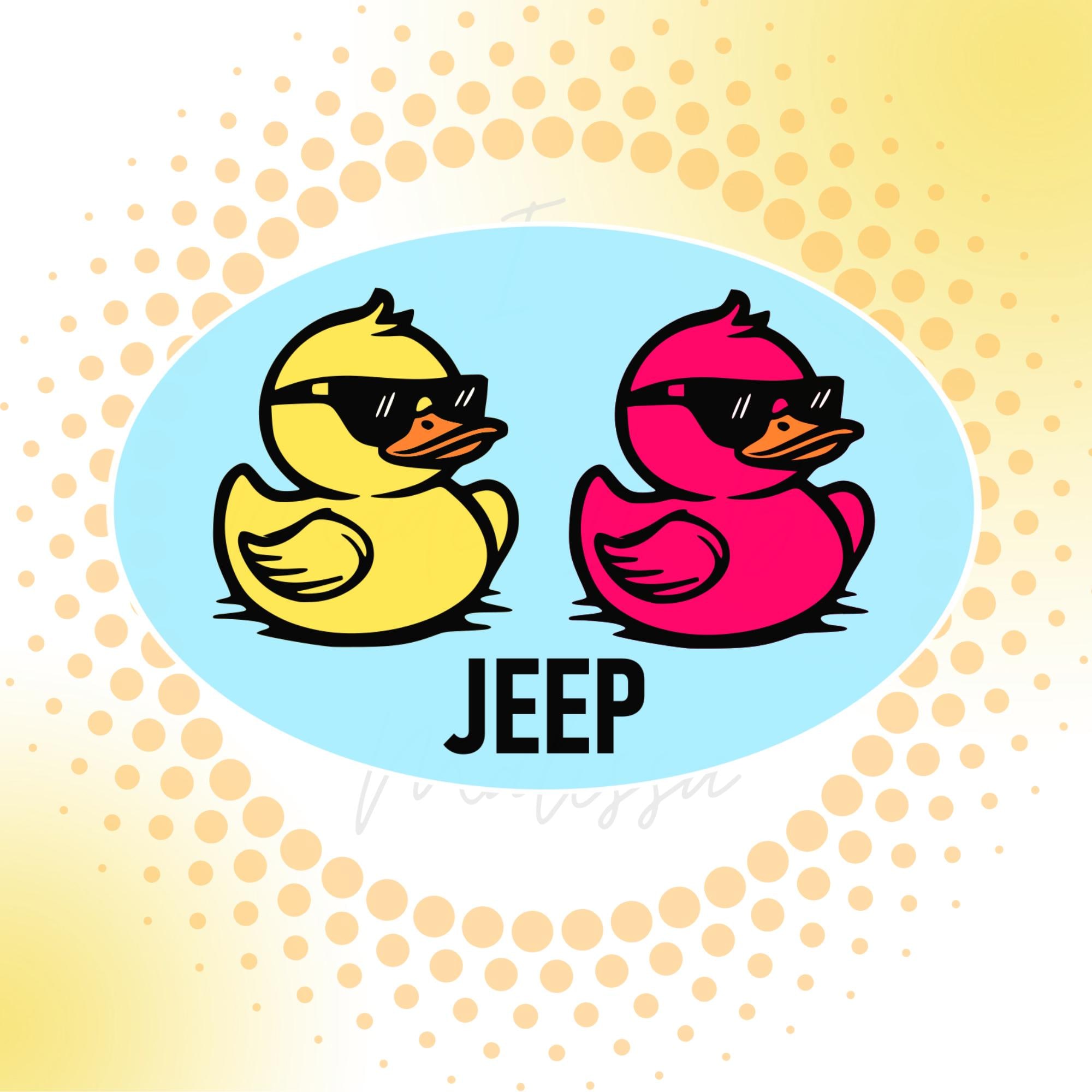 Duck Duck Jeep, It's a Jeep Thing, Duck PNG, Duck SVG With Layers, Pink ...