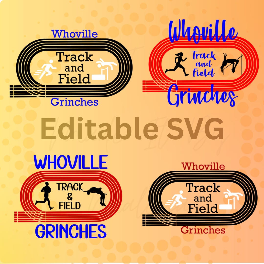 Track and Field SVG, 3 SVG Files, Boys and Girls Track, High Jumper Svg ...