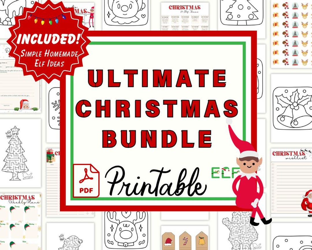 Ultimate Christmas Countdown Holiday Activity Bundle for Kids ...