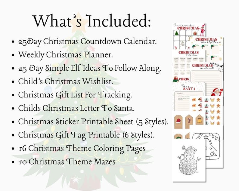 Ultimate Christmas Countdown Holiday Activity Bundle for Kids ...
