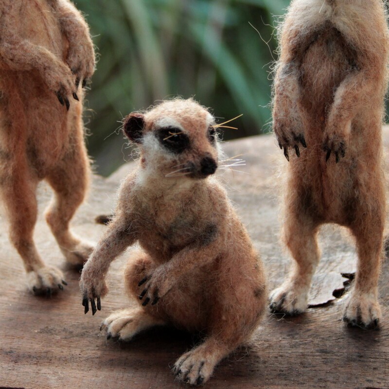 Needle Felted Animal - Etsy