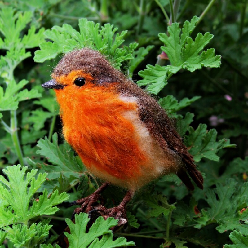 Felt Robin - Etsy UK