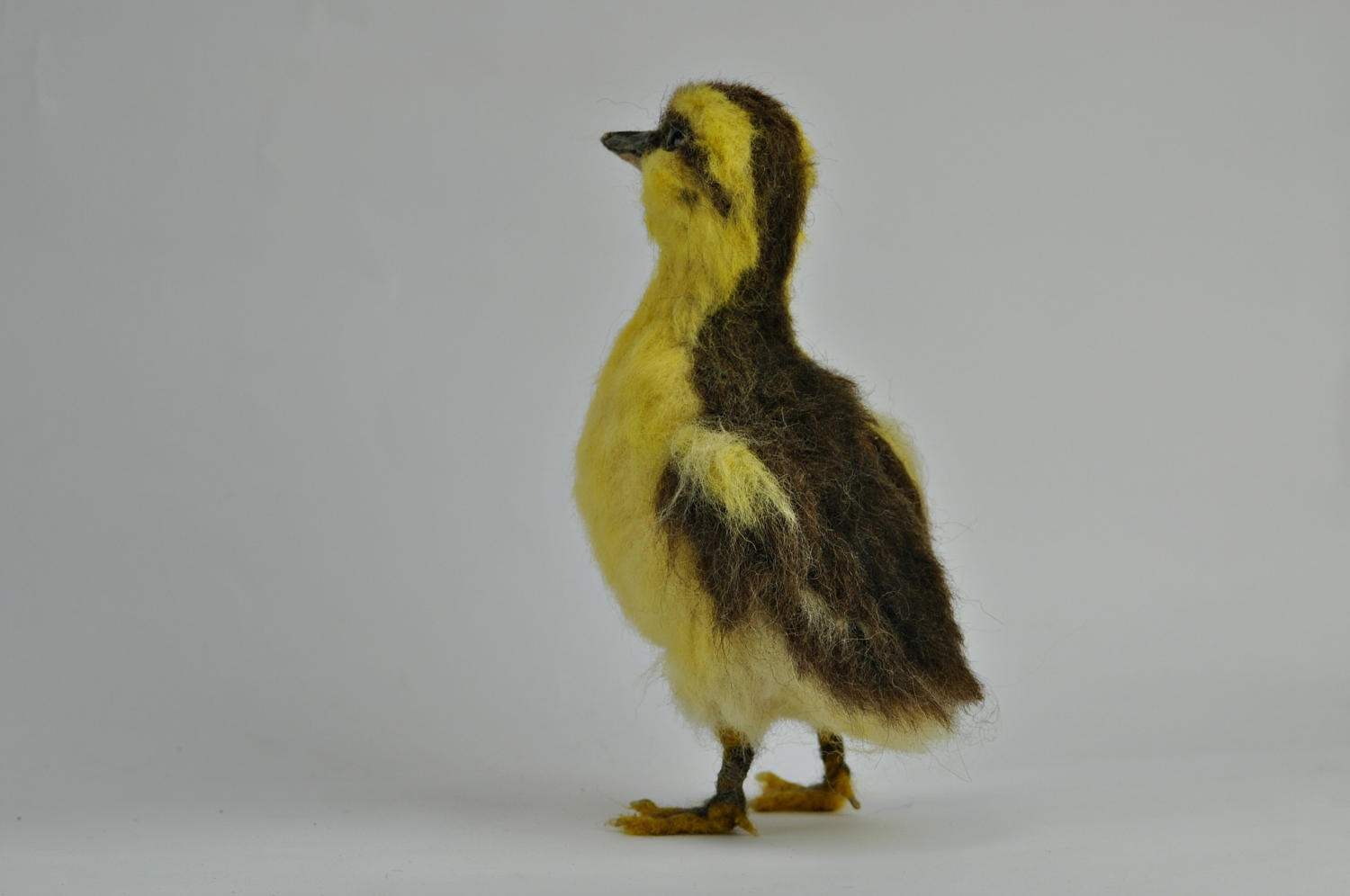 Needle Felted Bird Yellow Easter Duckling Ester ducking. | Etsy