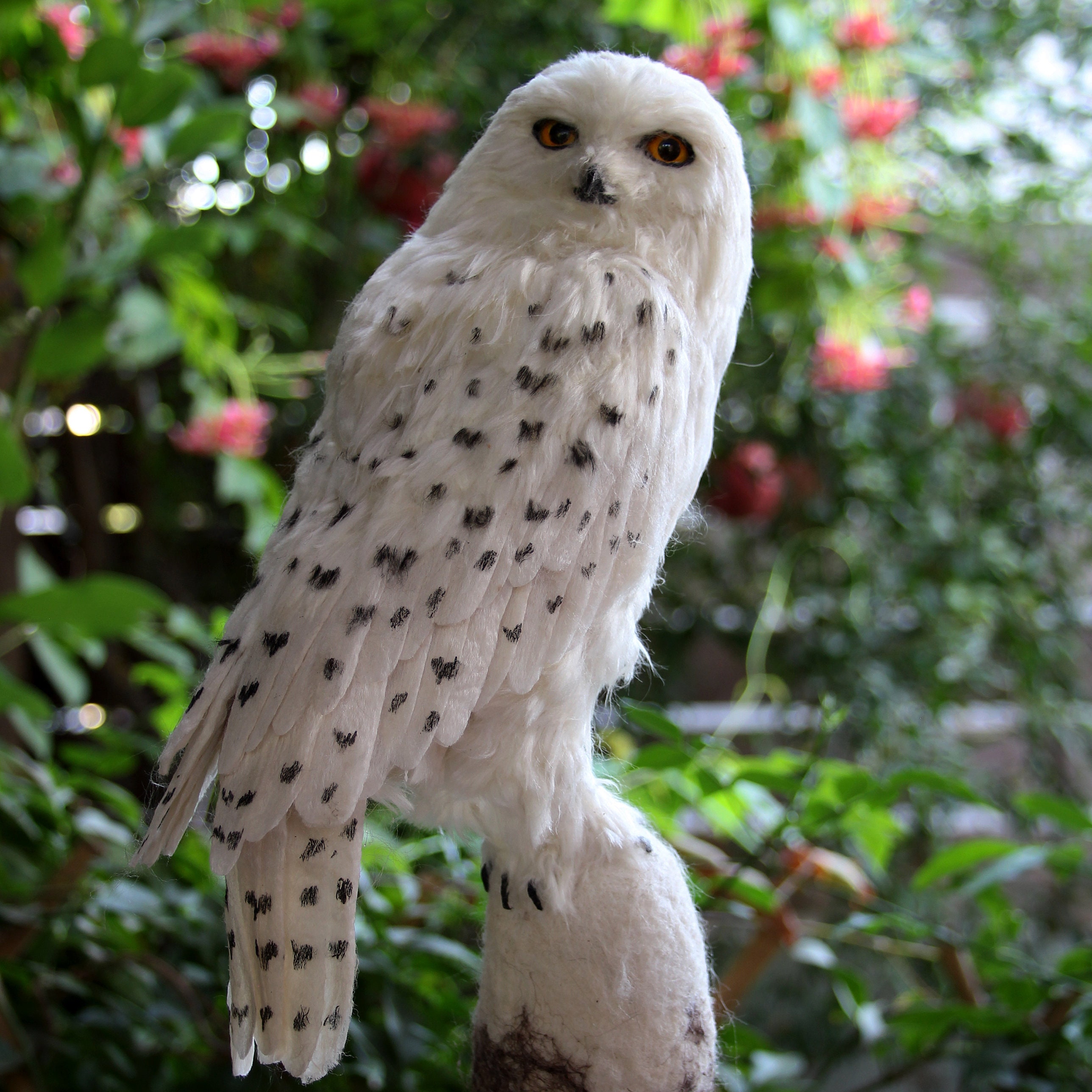 Snowy Owl Christmas Tree Topper. Needle Felted Snowy Owl. | Etsy UK