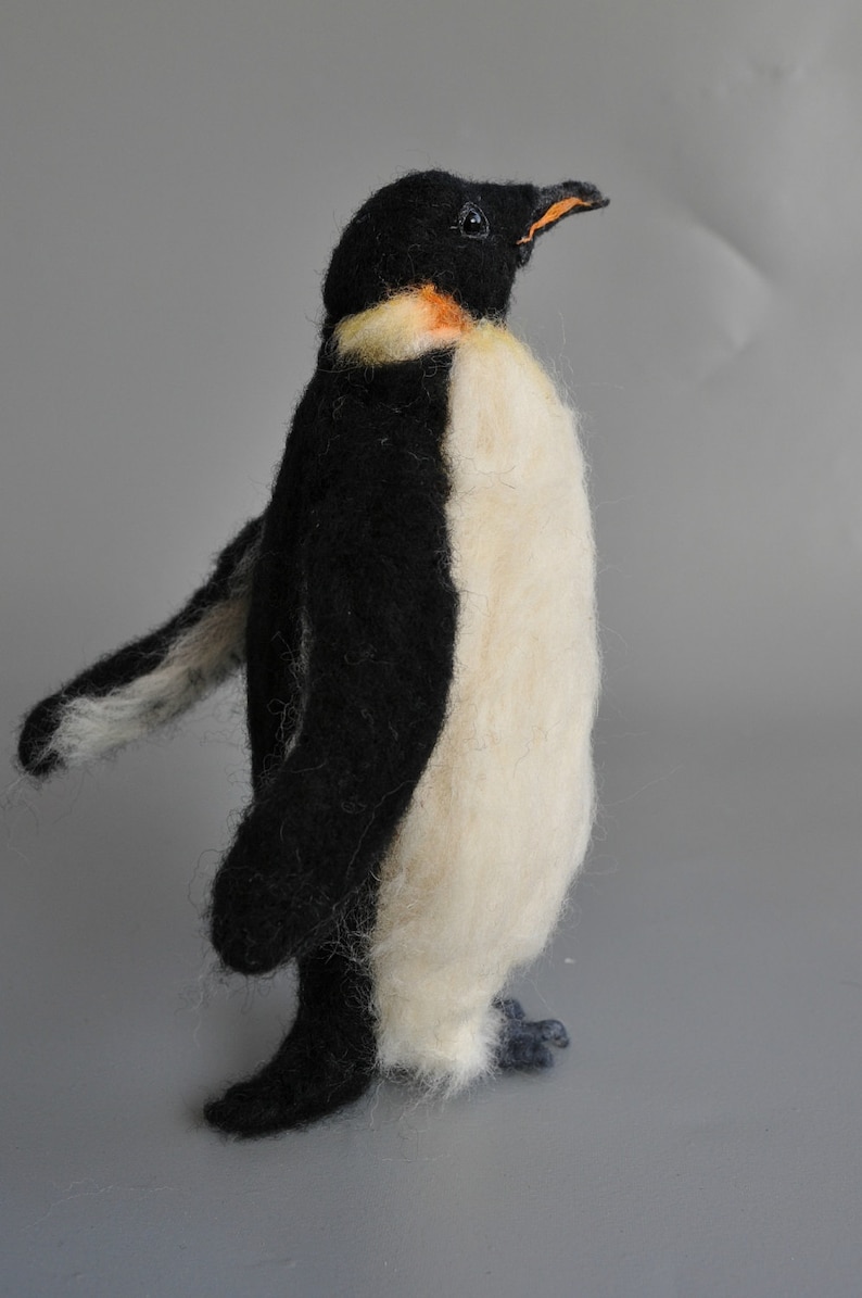 Needle Felted Penguin Made for Custom Order | Etsy
