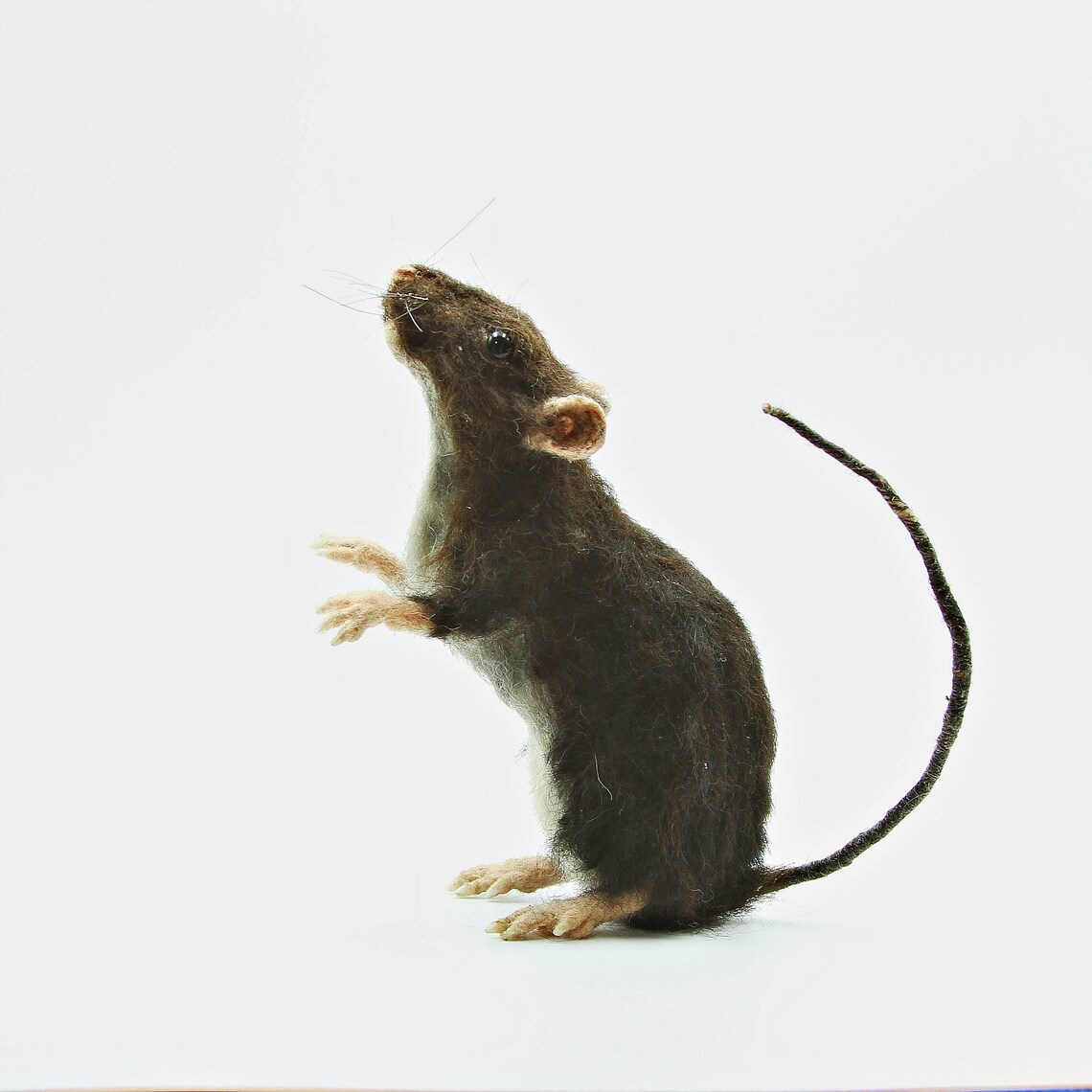 Needle Felted Animal. Rat. Made to Order - Etsy