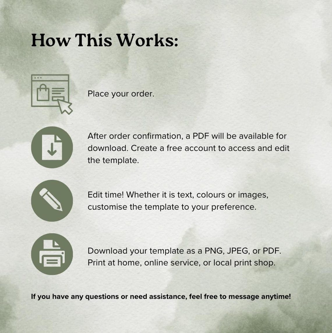 Green Desktop Wallpaper With File Organisation - Etsy