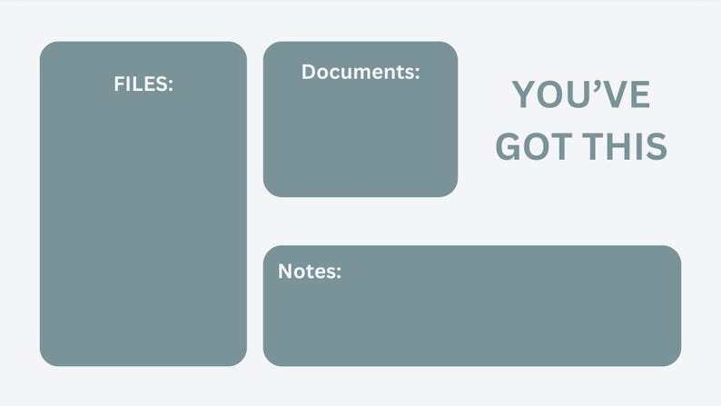 Green Desktop Wallpaper With File Organisation - Etsy