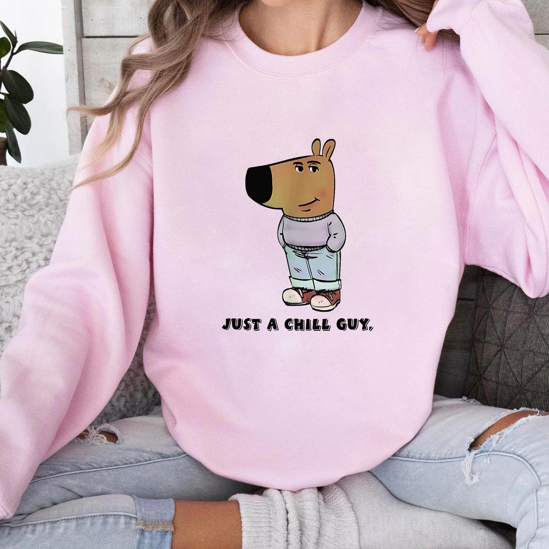 Just a Chill Guy Shirt, Viral Shirt Chill Guy, Chilling Boy Tshirt ...