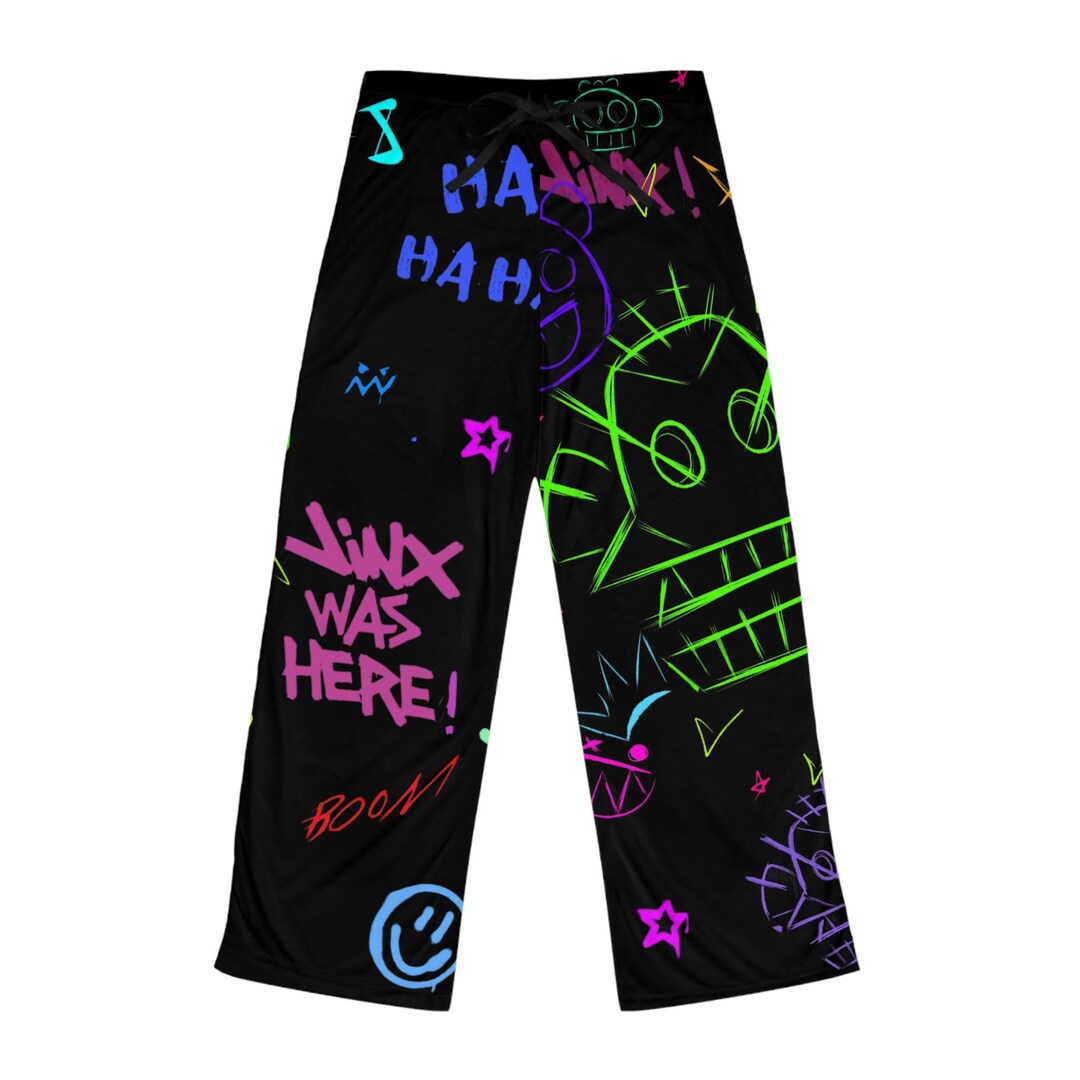 Jinx Arcane Pajama Pants Cozy Lounge Pants for Fans Stylish Sleepwear ...