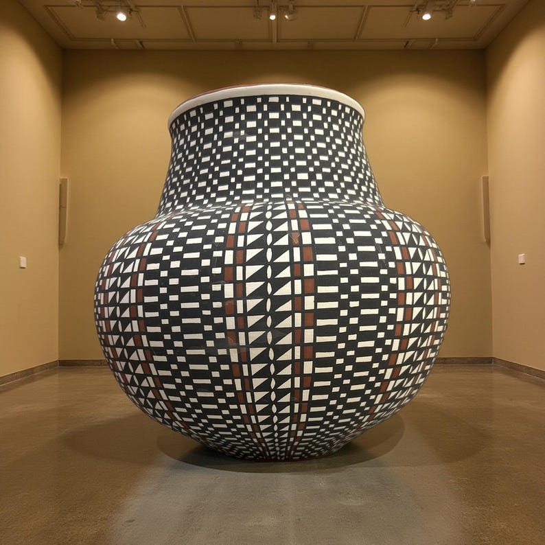 Native American Acoma Pueblo Pottery Natural Yucca Paint by Melissa ...