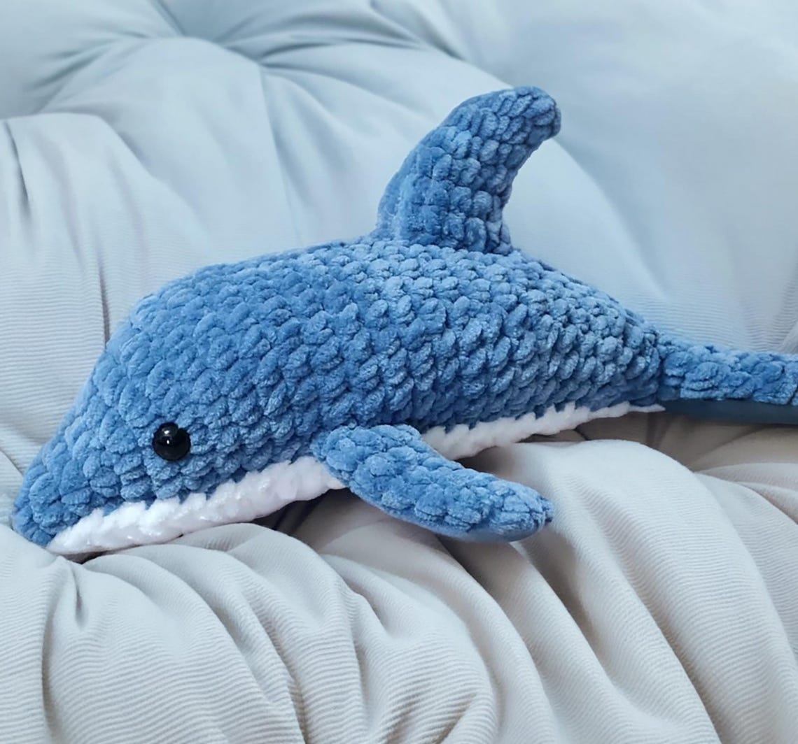 Dolphin Crochet Pattern, Amigurumi Dolphin Crochet Pattern, Sea Animals ...