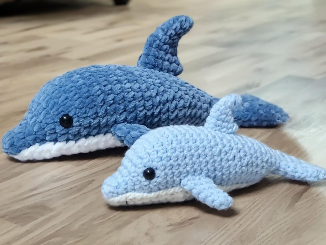 Dolphin Crochet Pattern, Amigurumi Dolphin Crochet Pattern, Sea Animals ...