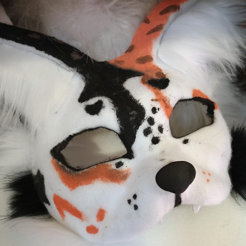 Calico Cat Therian Mask - Etsy
