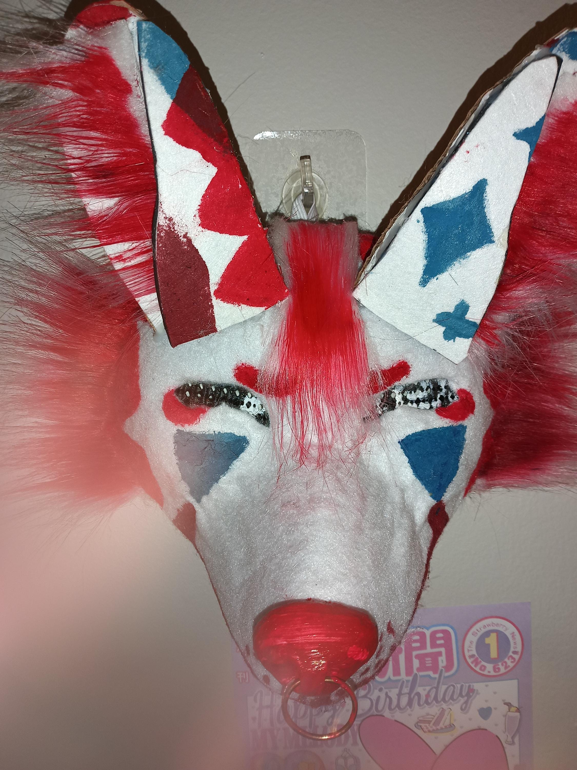 Clown Dog Therian Mask High Quality Canine - Etsy