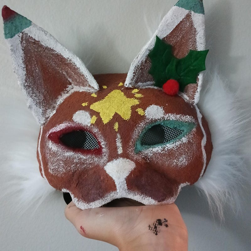 Cat Mask - Etsy