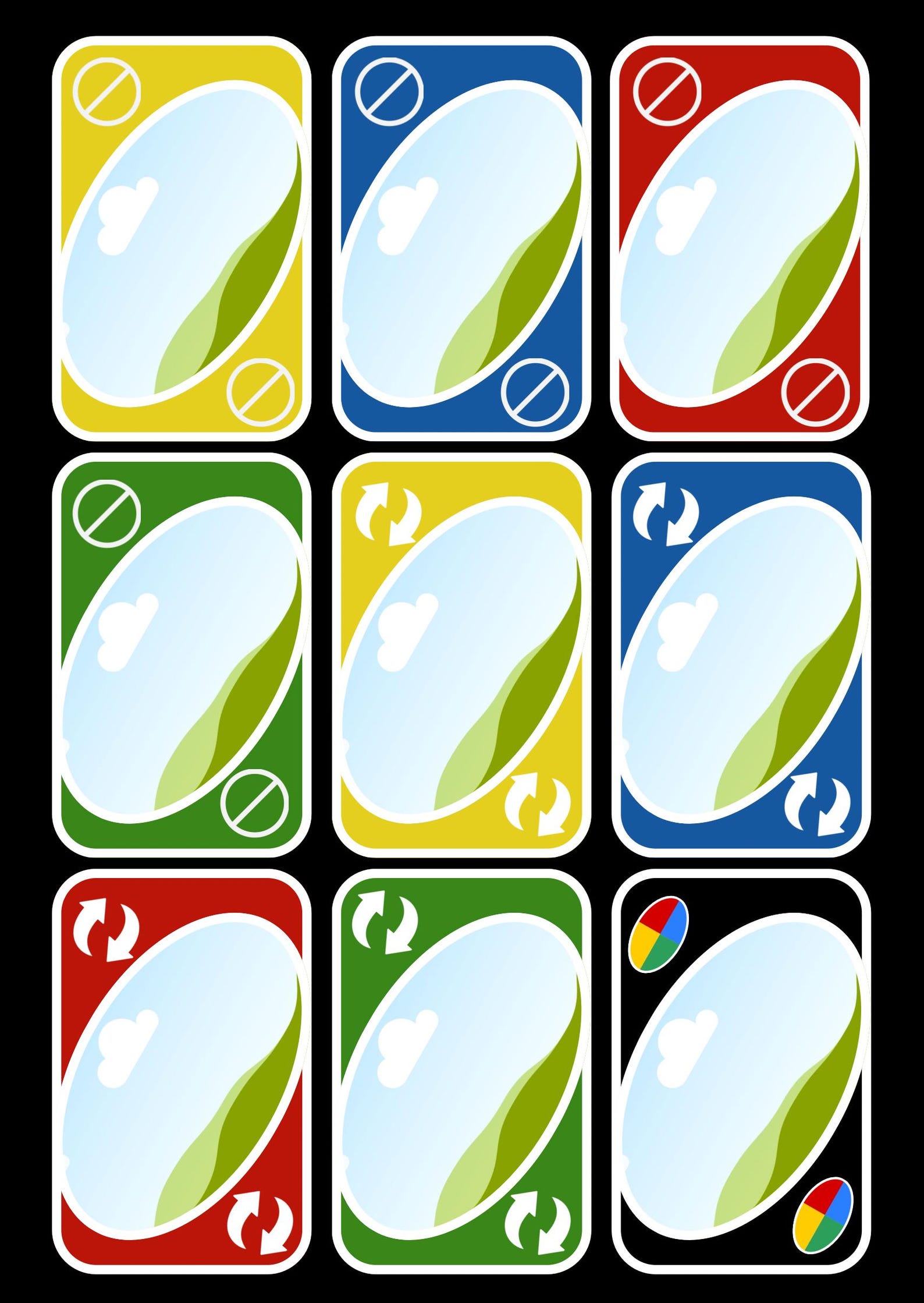 Jeu de cartes modifiable sur Canva | Modèle imprimable style UNO ...