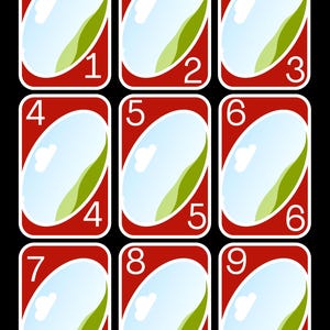 Editable Card Game in Canva | Printable Uno-style Template ...