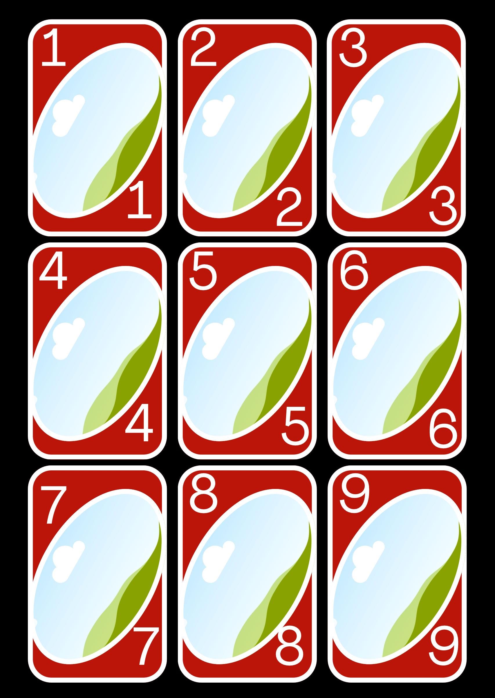 Editable Card Game in Canva | Printable Uno-style Template ...